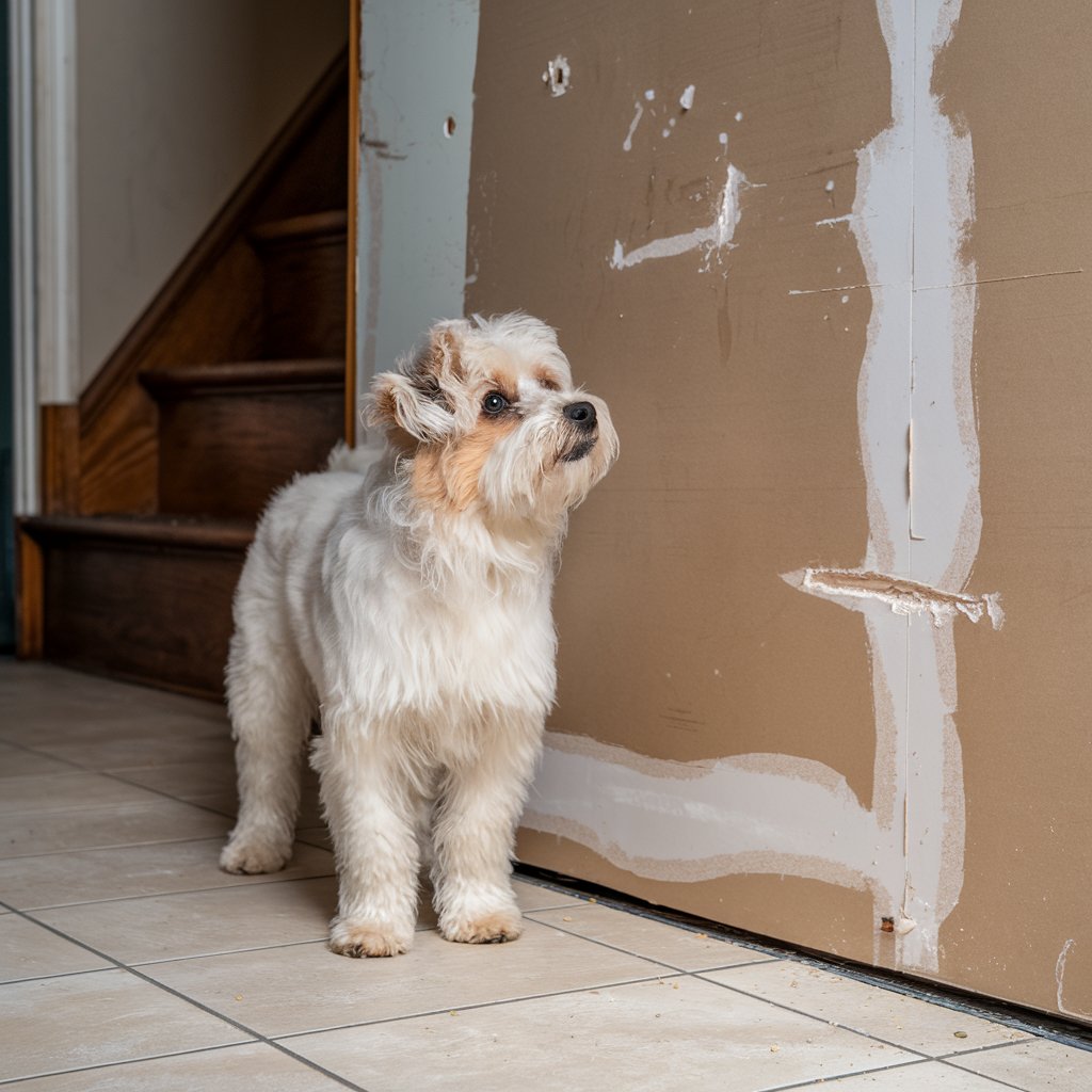 Why Do Dogs Eat Drywall?